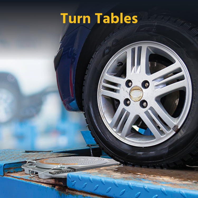 Wheel Alignment Turn Tables w/Accessories for Professional or Home Use ...