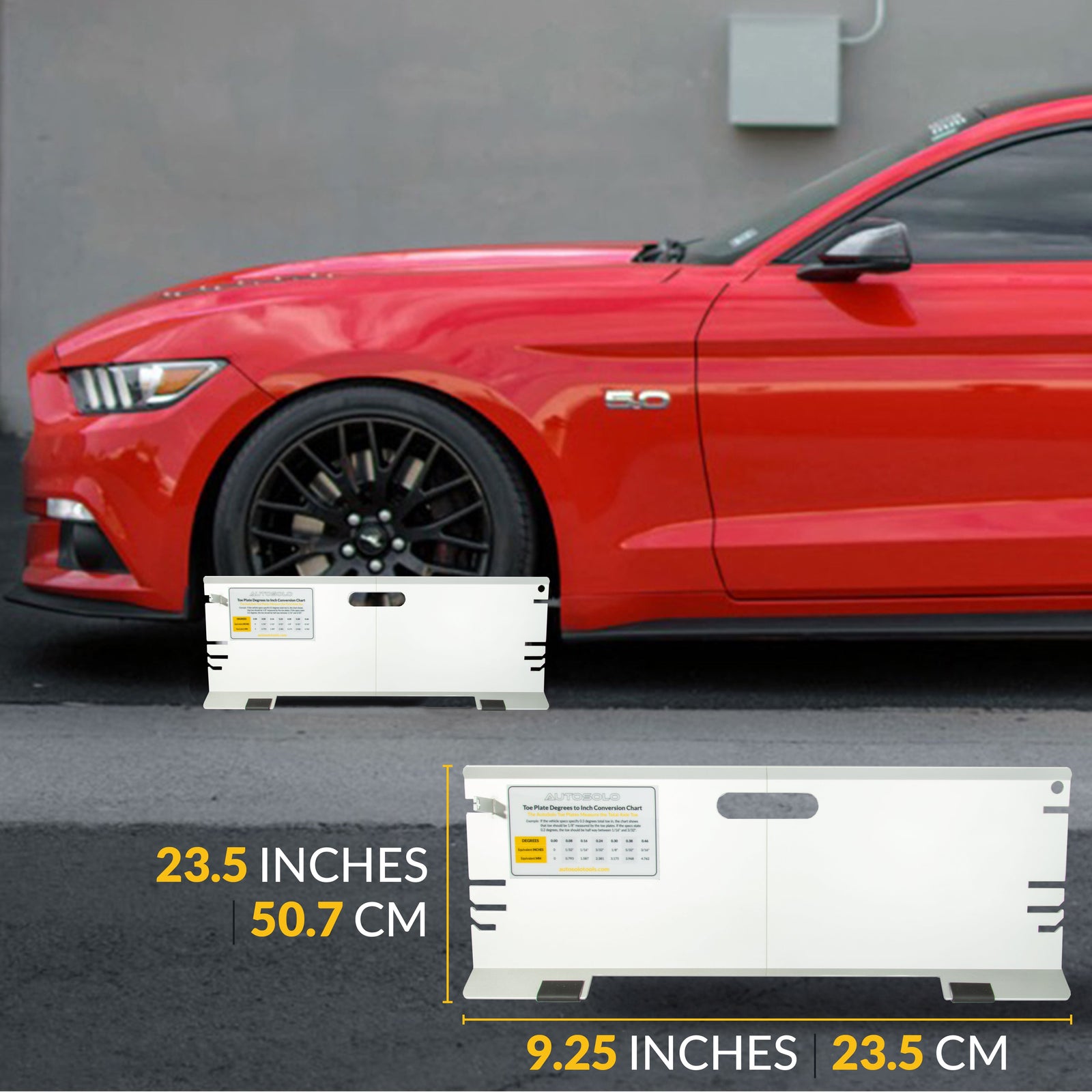 3-in-1 Toe Alignment Plates for Automotive Toe, Steer Ahead, and Thrus ...