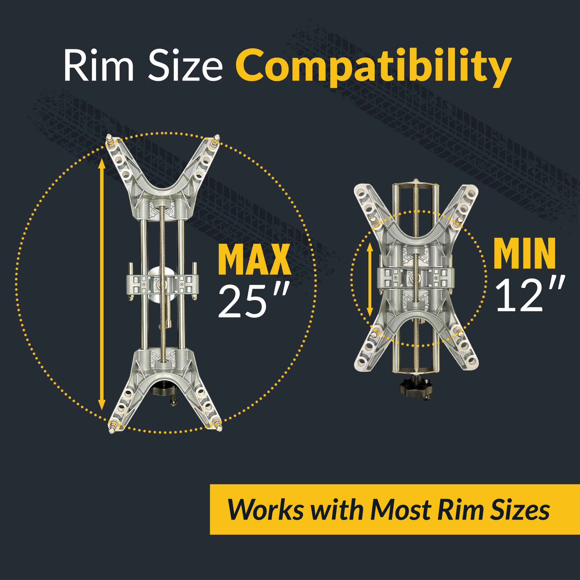 Wheel Alignment Wheel Clamp with Adapter Plate for Magnetic Gauges ...