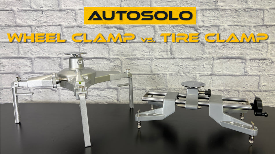 3D DSP Wheel Alignment Wheel Clamp with Magnetic Adapter Plate – AutoSolo